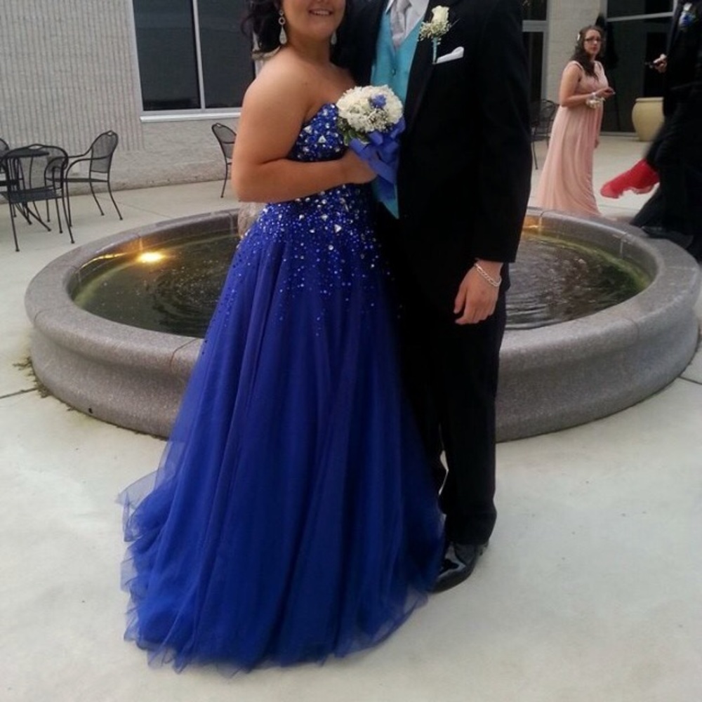 Alexia Designs Royal Blue Prom Dress - Gem